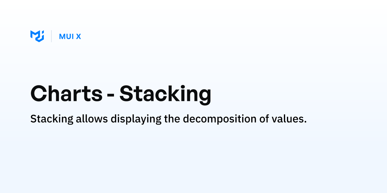 Charts - Stacking - MUI X