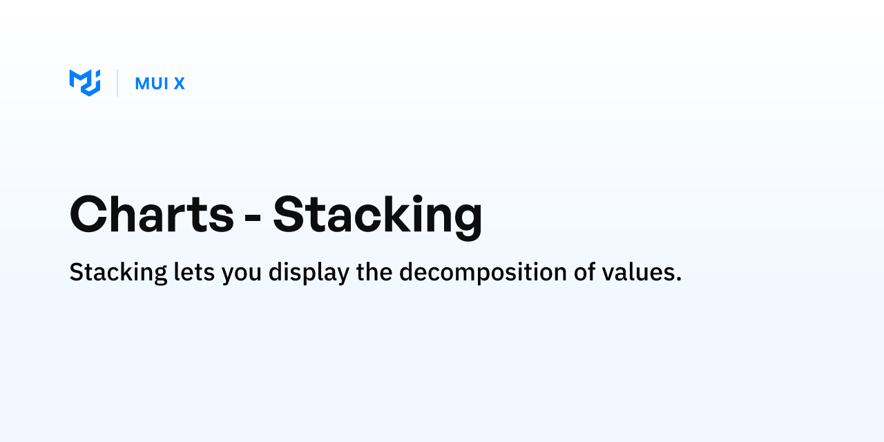 Charts - Stacking - MUI X
