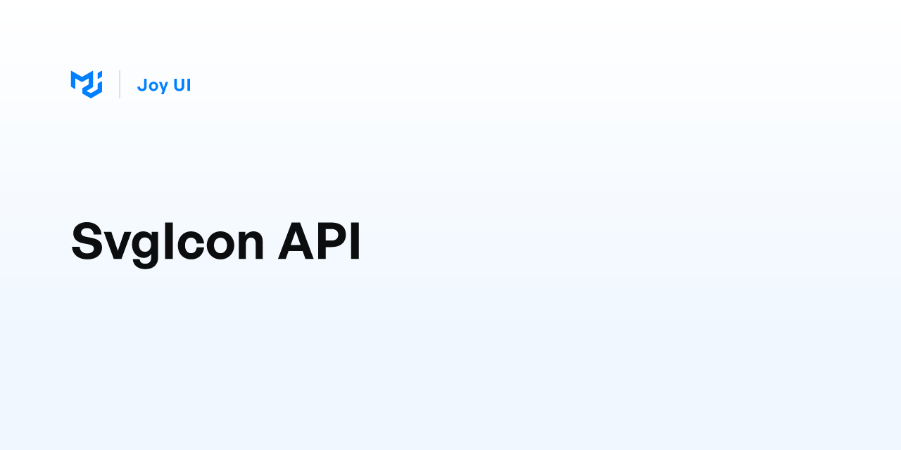 Svgicon Api Joy Ui