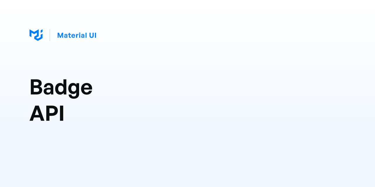 Badge Api Material Ui