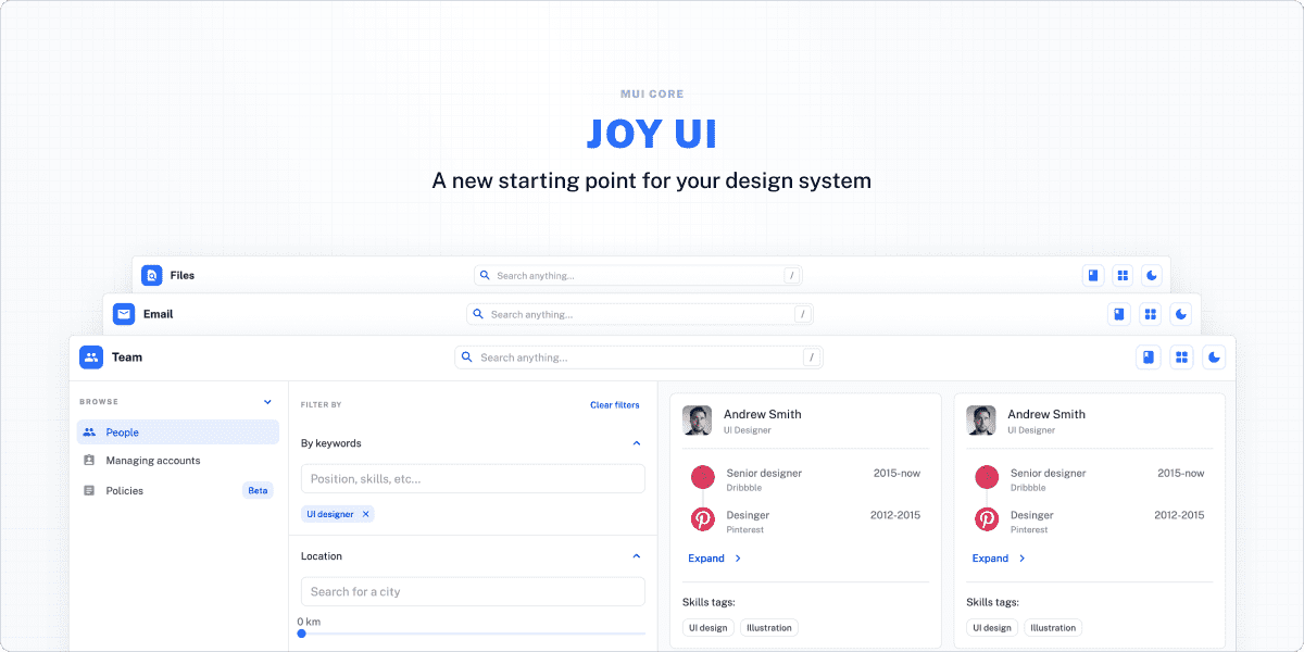 First Look At Joy UI MUI First Look At Joy UI MUI