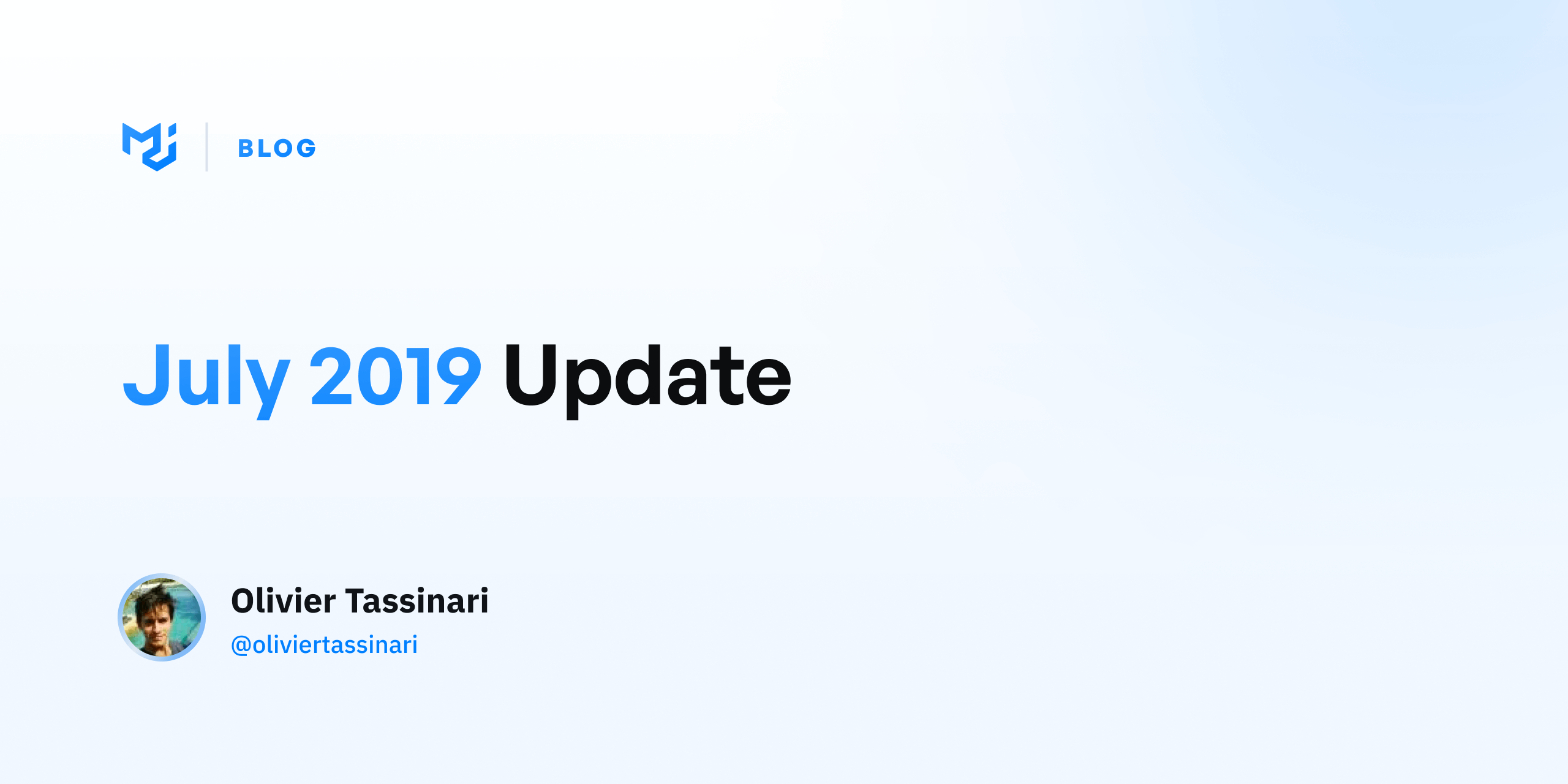 July 2019 Update - MUI
