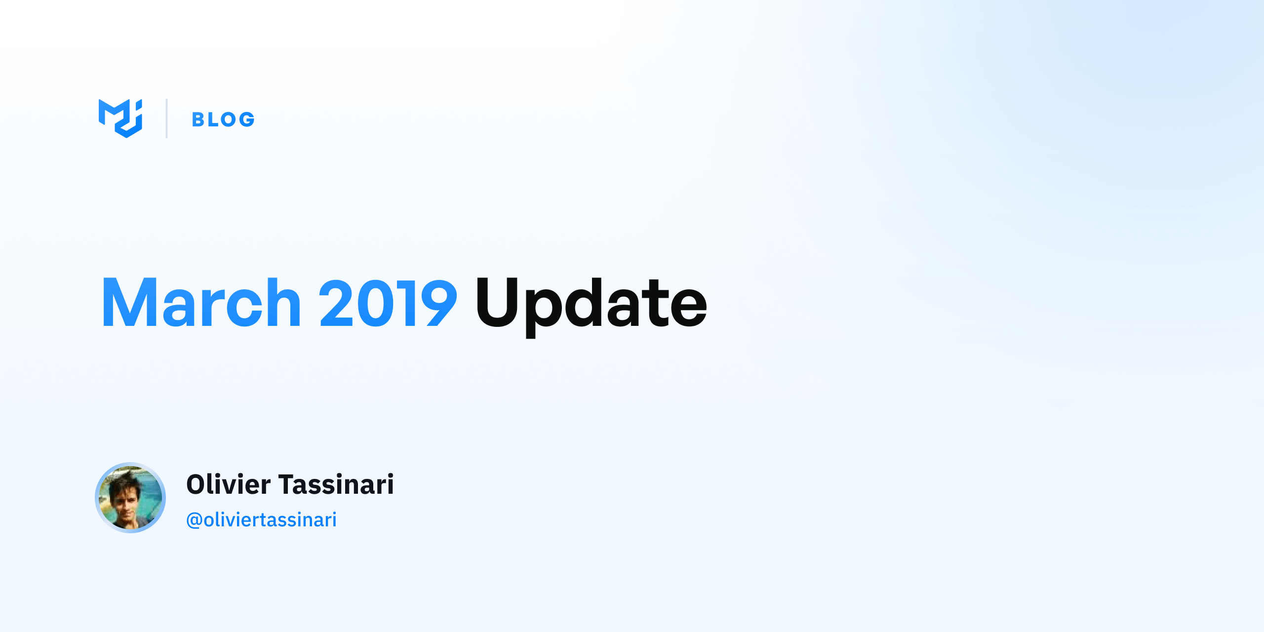 March 2019 Update - MUI
