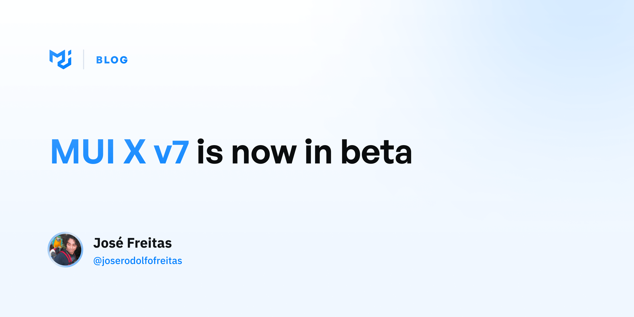 MUI X v7 is now in beta - MUI