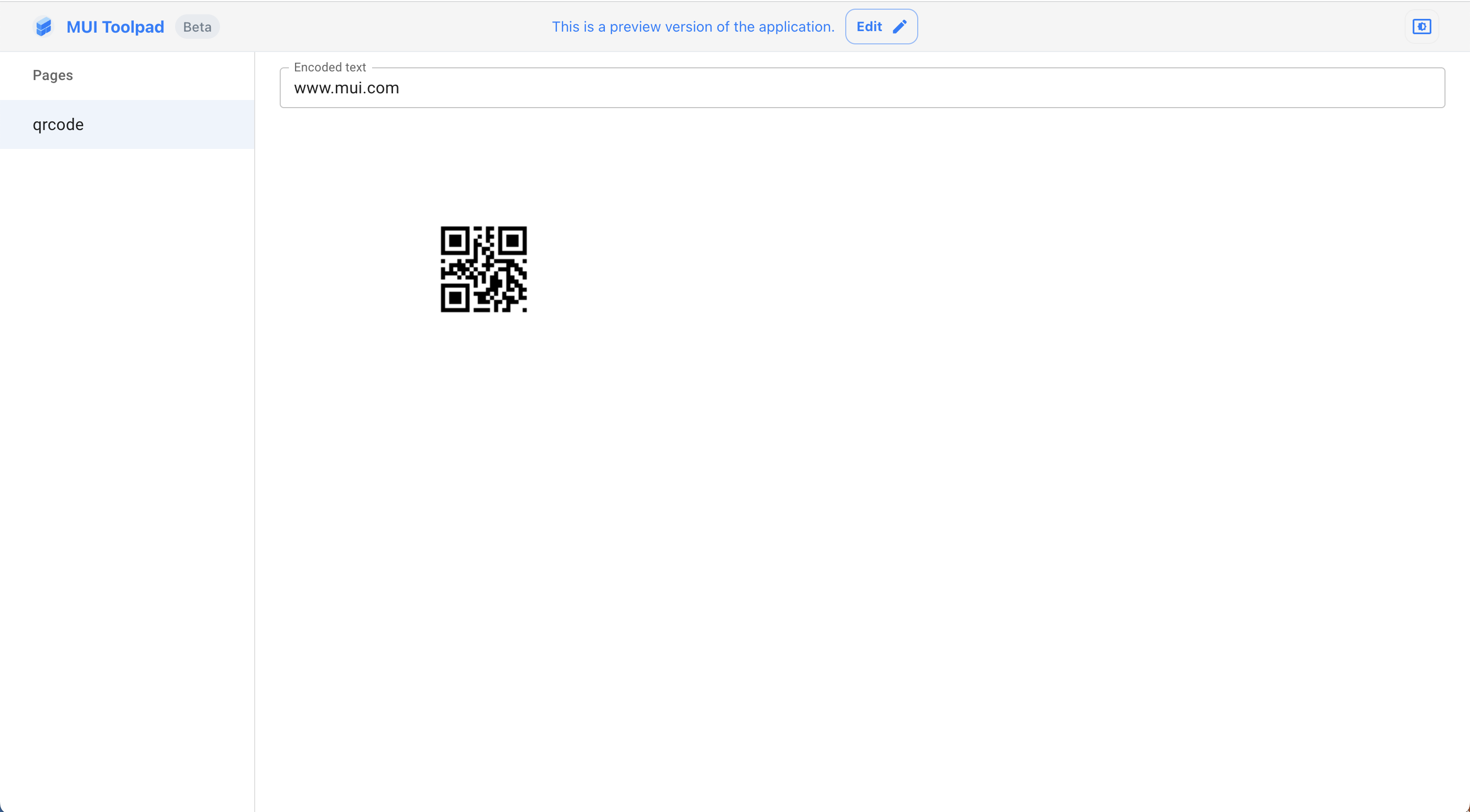Qr generator Codesandbox